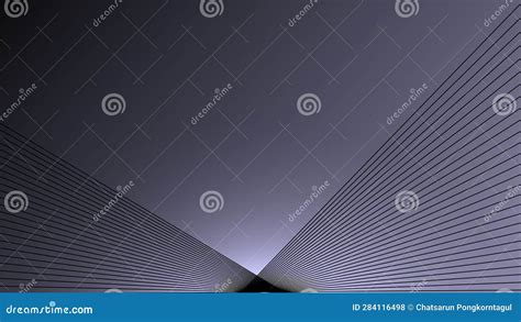 Abstract Technology Futuristic Concept Lines Wave Dynamic Particle Pattern On Gray Background