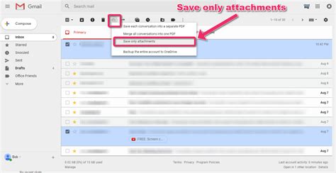 How To Save Only Attachments Using Save Emails To OneDrive CloudHQ Support