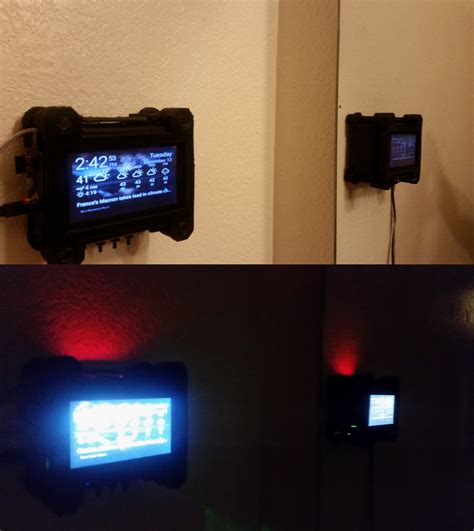 A Wifi Connected Wall Display Night Lite D Printed R Maker