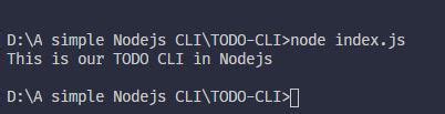 Simple Task Manager CLI Using Node Js GeeksforGeeks