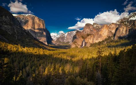 Landscape Mountains Forest Yosemite National Park Yosemite Valley Hd Wallpapers Desktop
