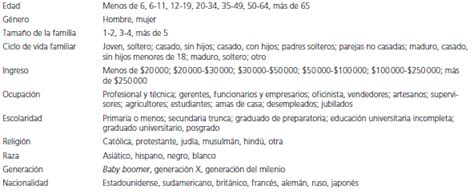 1 2 2 Bases De Segmentación Más Comunes Para Mercados En Línea