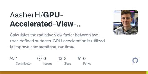 Github Aasherhgpu Accelerated View Factor Calculator Calculates The