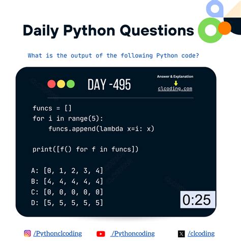 Python Coding Challenge Day 495 What Is The Output Of The Following