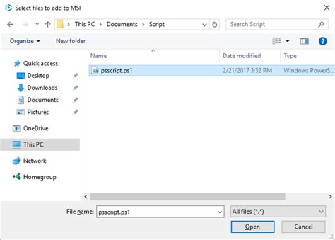 How To Run Powershell Script From Msi
