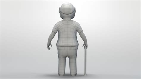 할아버지 3d 모델 29 Max Free3d