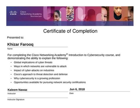 Networking Essentials Certificate