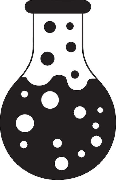 Premium Vector Science Experiment Flask Graphic