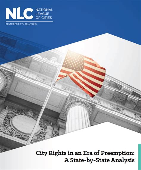 City Rights In An Era Of Preemption A State By State Analysis National League Of Cities