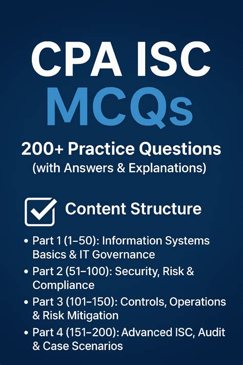 Cpa Isc Mcqs 200 Practice Questions With Answers And Explanations Tayarimcqs