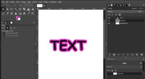 How To Outline Text In GIMP Adding Stroke More Edits