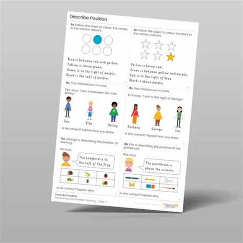 Year 2 Describe Position Reasoning And Problem Solving Resource