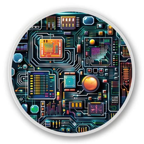 Premium Photo Cartoon Sticker For It Technology Creative Concept For Tech Presentations