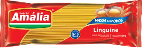 Massa Com Ovos Santa Amália Linguine Pacote 500 G