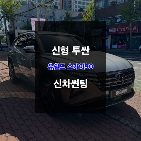 울산자동차썬팅 투싼 유쉴드 스카이90 필름 시공 네이버 블로그