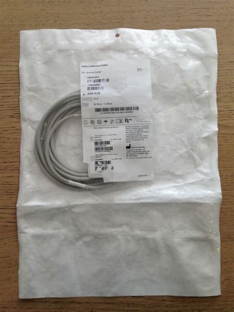 New Biosense Webster Cb3412ct Carto 3 Interface Cable Reprocessed By