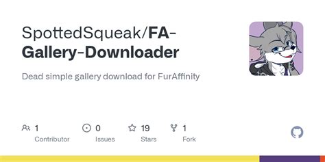 github spottedsqueak fa gallery downloader dead simple gallery