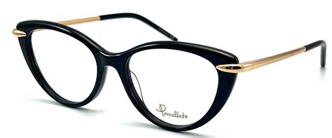 New Pomellato Pm0074o 001 Black Authentic Eyeglasses 52 17 140 Ebay
