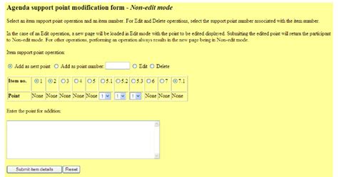 Agenda Support Point Modification Form Non Edit Mode Download