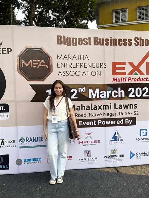 Meaexpo2025 Networking Innovation Punebusiness Entrepreneur Vanshika Ojha