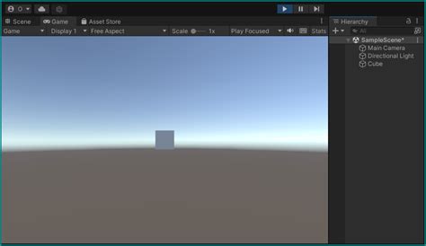1 • First Unity Project Unity Vr And Eye Tracking Workshop