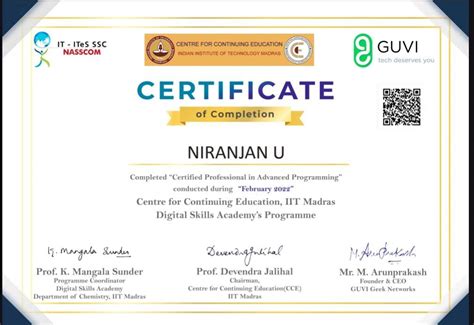 Niranjan U Posted On Linkedin