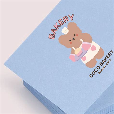 디자인율 프로필 상단 링크 카카오채널 디자인율 로고 명함 스티커 회사소개서 카다로그 웹배너 Coco Bakery 로고디자인입니다 로고의