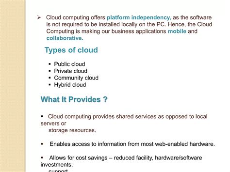 Introduction On Cloud Computing PPTX