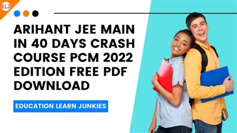 Arihant Jee Main In 40 Days Crash Course Pcm 2023 Edition Free Pdf