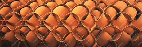 현대적이고 창의적인 바탕 화면 배너를 위한 불규칙한 모양의 유기 격자 패턴 프리미엄 사진