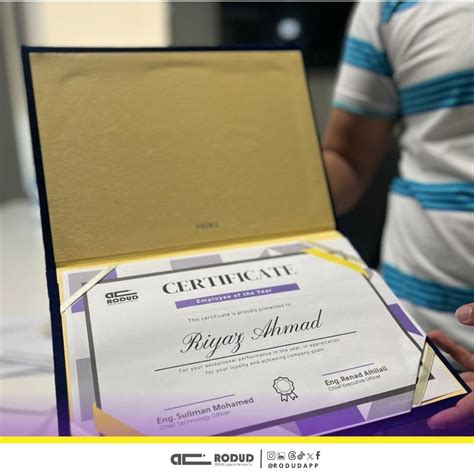 Riyaz Ahamed M You Are More Than Just Employee Of The Year You Are A