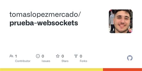 GitHub Tomaslopezmercado Prueba Websockets