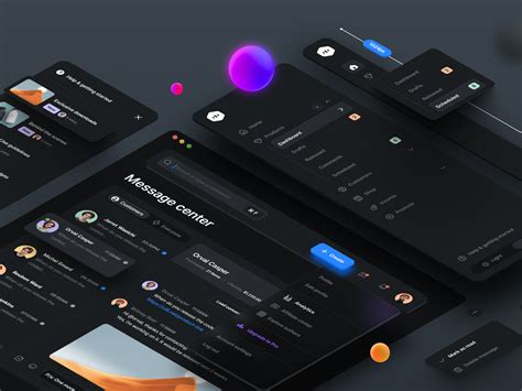 core® dashboard builder dark components by tran mau tri tam for ui8