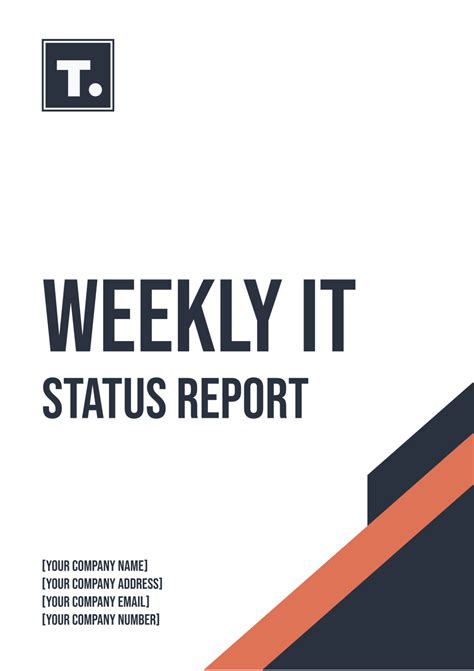 Free Weekly It Status Report Template Edit Online And Download