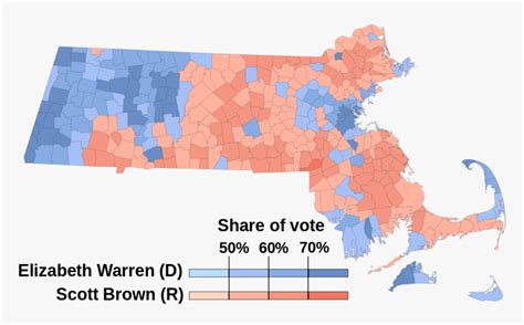Romney Massachusetts Election Map Hd Png Download Kindpng