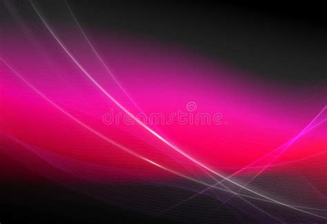 Pink Background With Smooth Thin Lines And A Gentle Veil Stock Vector Illustration Of Flowing