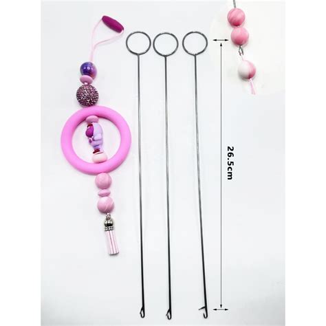 Long Drawstring Threader Metal Sewing Loop Turner Hook For Turning Fab Beadable Bliss