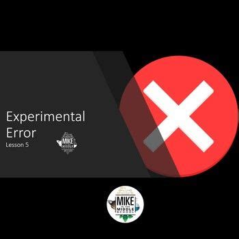 Science Experimental Error Editable PowerPoint Lesson Powerpoint Lesson Teaching Science