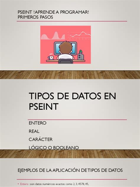 tipos de datos en pseint pdf