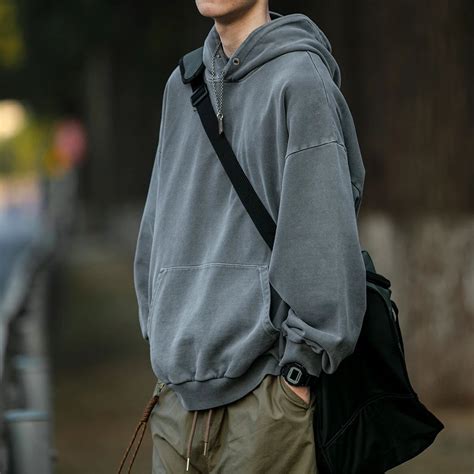 Shadow Vibe Oversized Hoodie Beige L In 2025 Hoodies Men