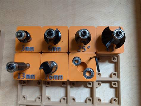 Gridfinity Holder For Bosch Router Bit Set By Bergsten Download Free