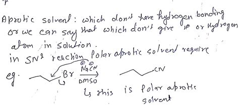 [solved] Part 2 Describe How Difference Between Protic And Aprotic Course Hero