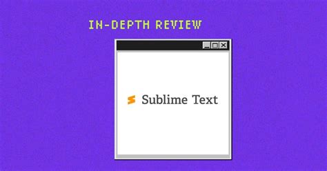 SublimeText Text Editor For Code In Depth Review The CTO Club