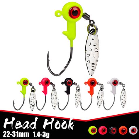 5pcslot Big Eye Fishhead Hooks 14g16g3g Fishhooks With Metal