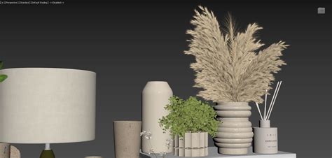 Decorative Set 114 3d Model Cgtrader