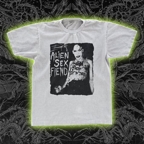 Alien Sex Fiend Nik Fiend Shirt Occult Clothing