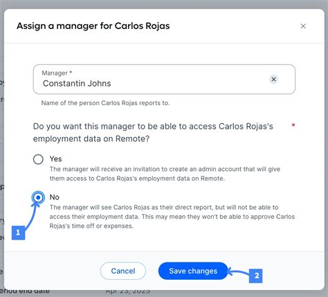 How To Assign A Manager To An Employee Or Contractor Remote
