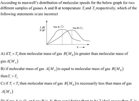 [answered] According To Maxwell S Distribution Of Molecular Speeds For Kunduz