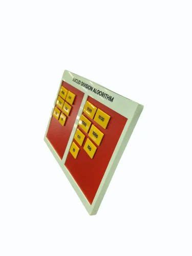 Mathematics Pvc Euclids Division Of Algrorithm Secondary Maths Lab Kit