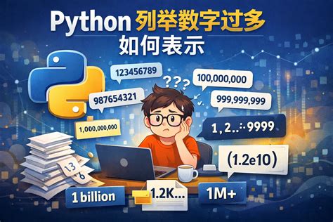 Python列举数字过多如何表示